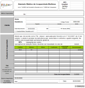 Cartão de Estacionamento para Pessoas com Deficiência Condicionada na ...